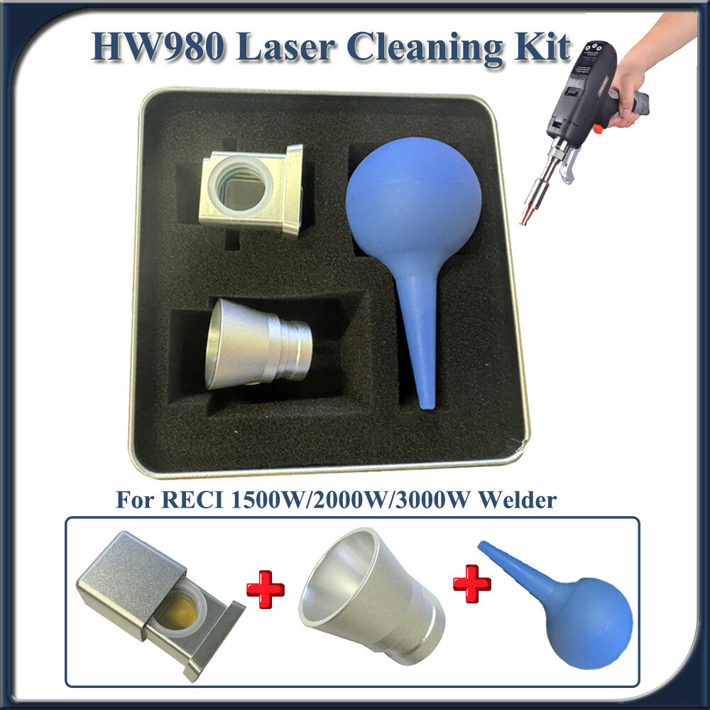 D20 F600 Laser Cleaning kits For RECI 1500-3000W HW980 Welding Gun Cle ...