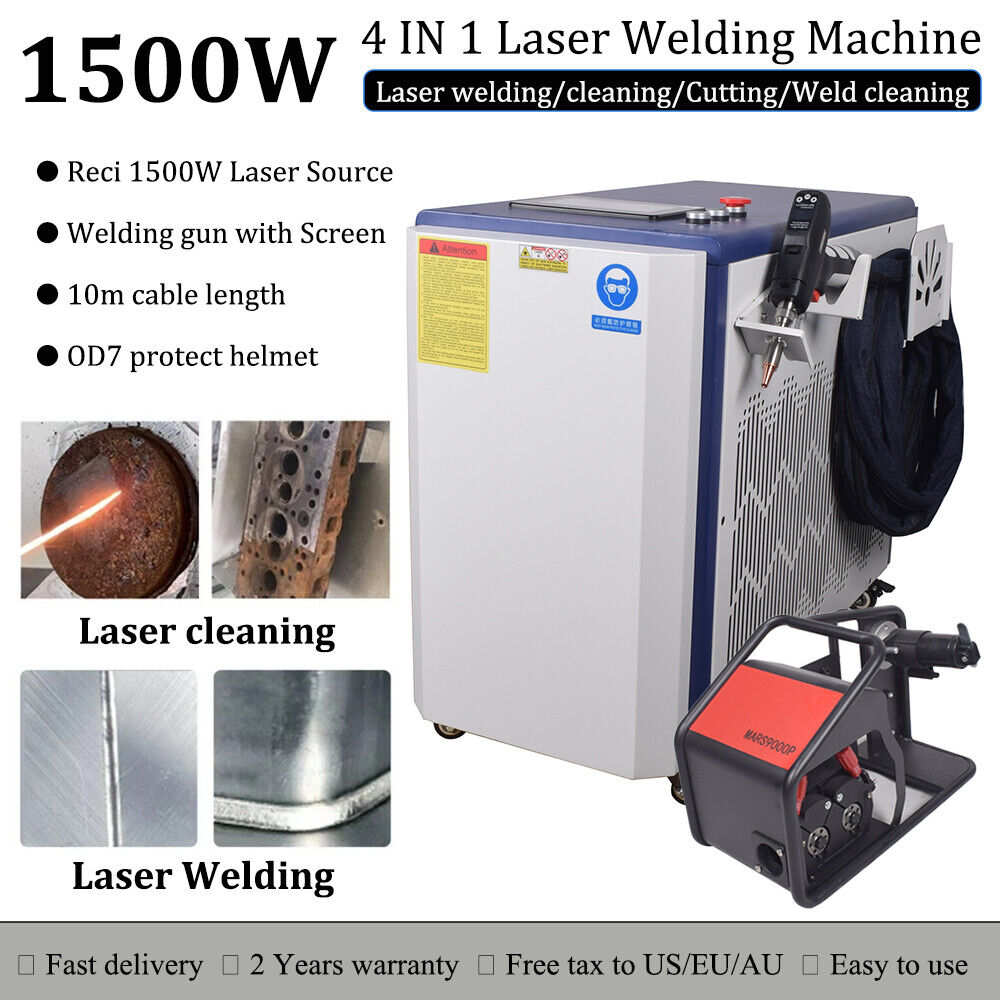 Reci 1500W Laser Welder Cutting Weld Seam Cleaning Machine Touch Scree ...